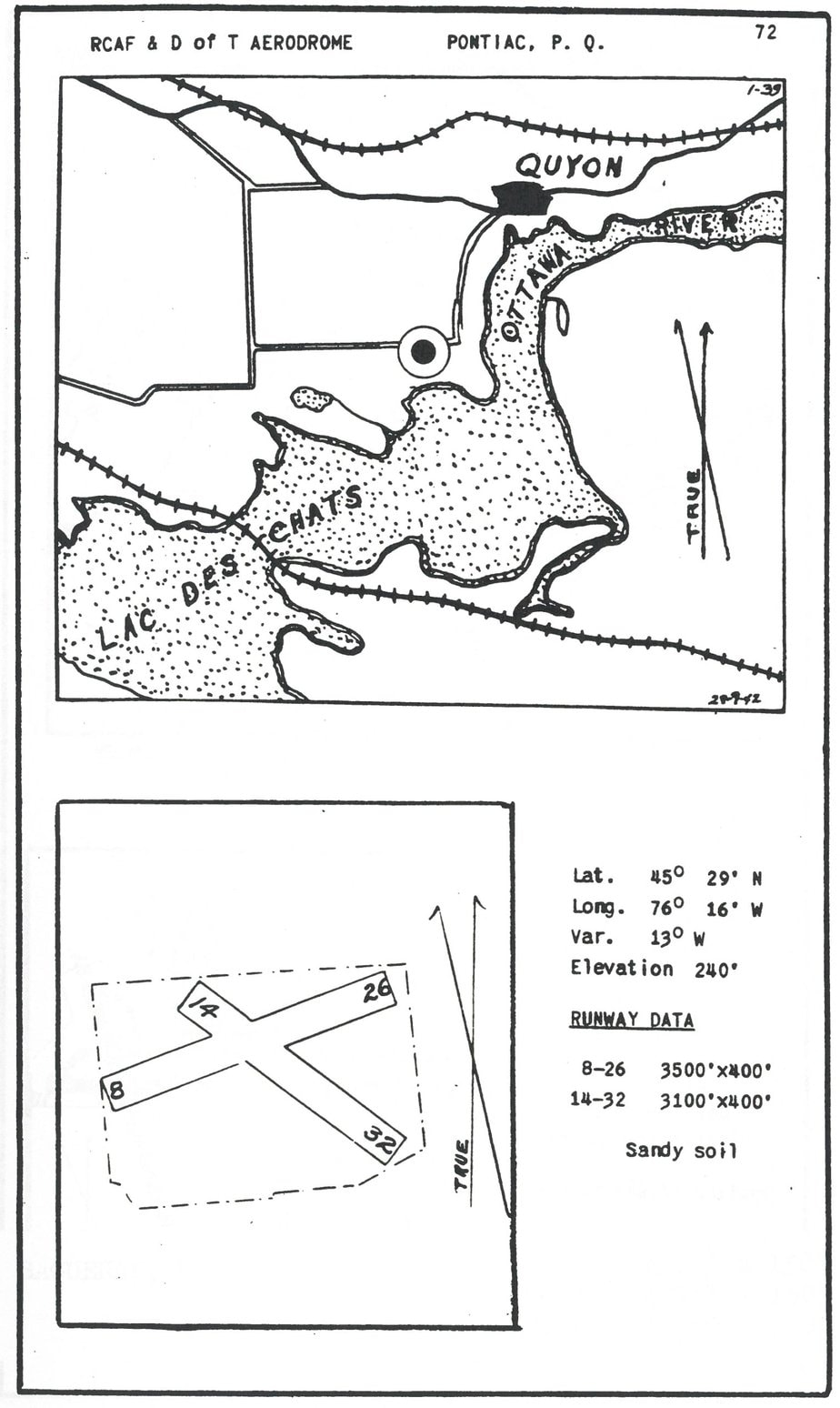 Relief Landing Field-Pontiac - RCAF.Info